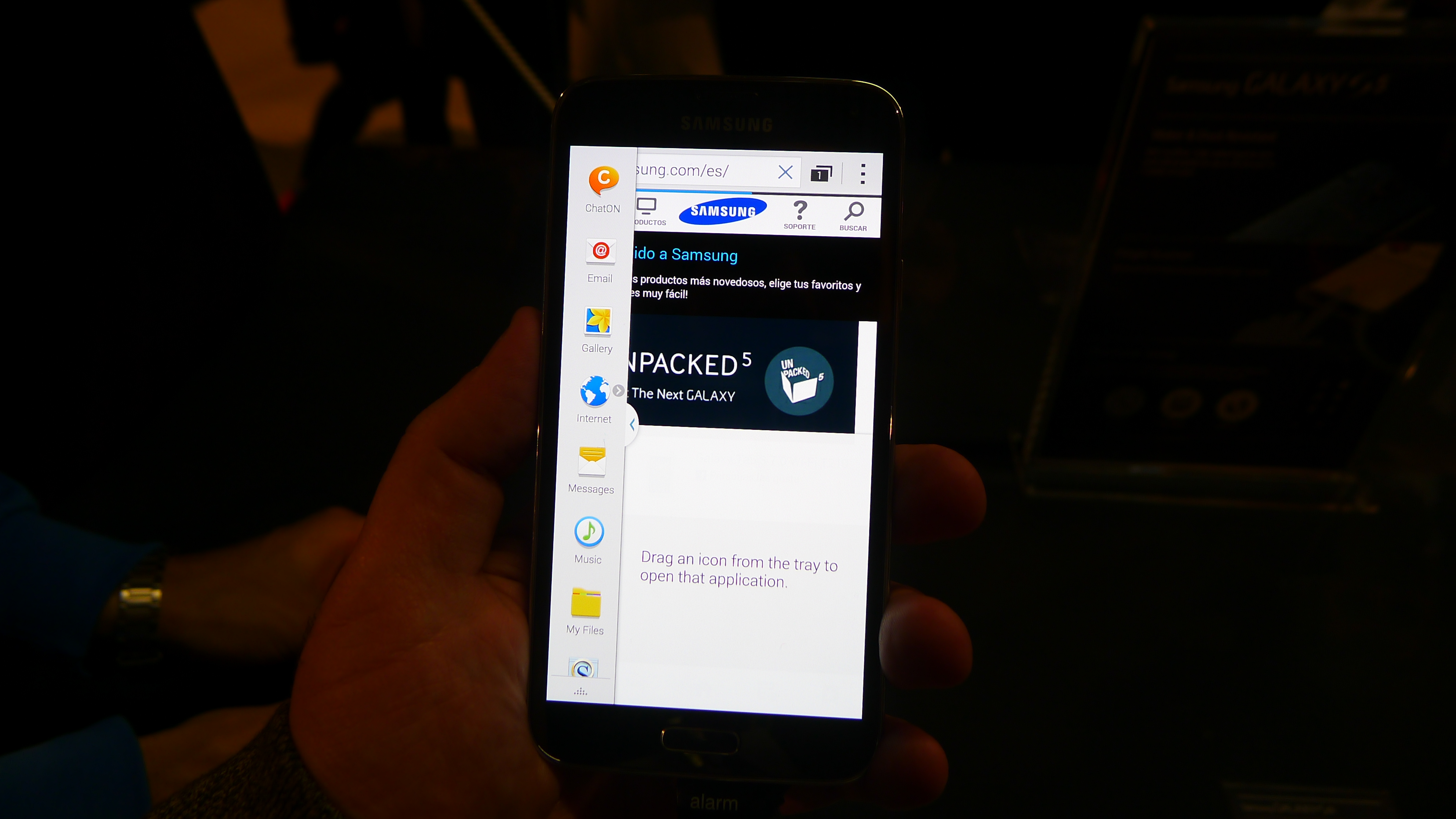 Números enormes: Samsung Galaxy S5 - INTERFACES